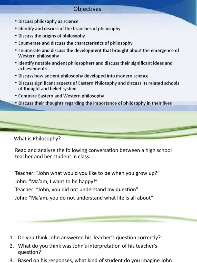Unit 1-Introduction To Philosophy-Lesson 1 - What Is Philosophy | Download Free PDF | Ancient ...