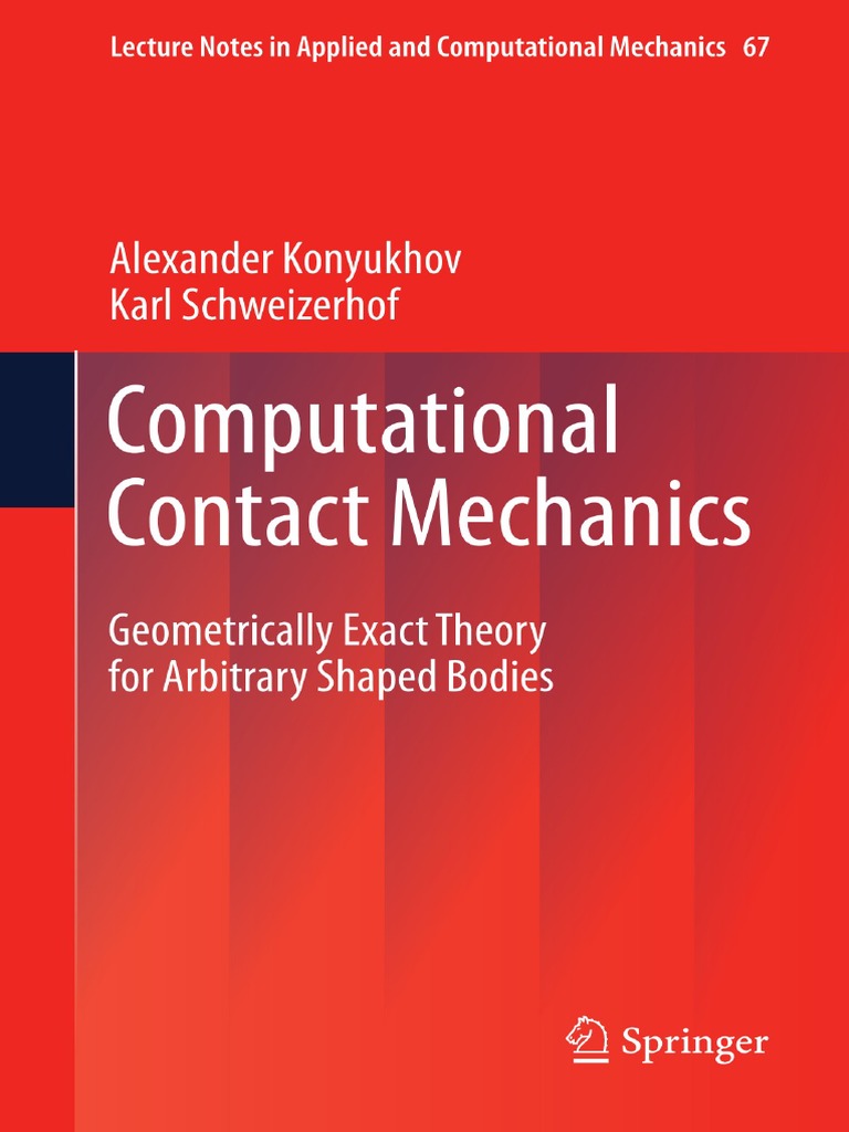 Computational Contact Mechanics - Konyukhov | PDF | Geometry | Differential Geometry