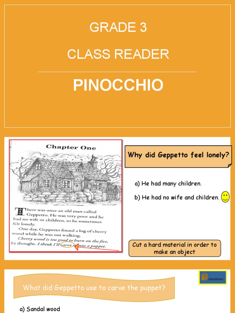Understanding Pinocchio: A Comprehension Assessment on Carlo Collodi's ...