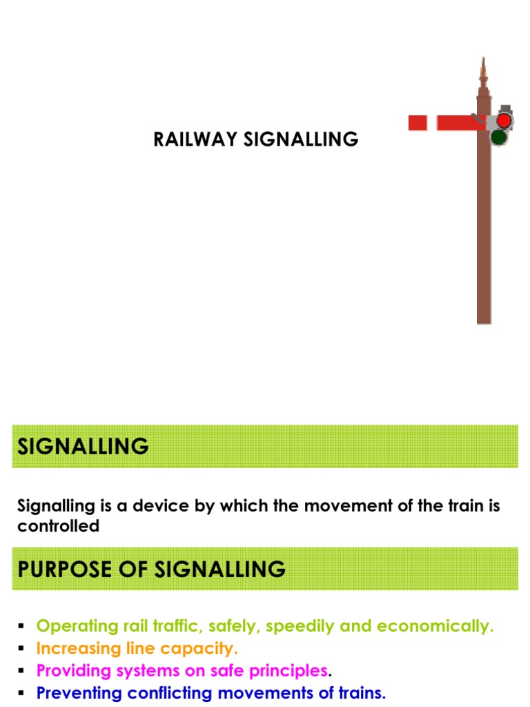 Railway Signalling | PDF