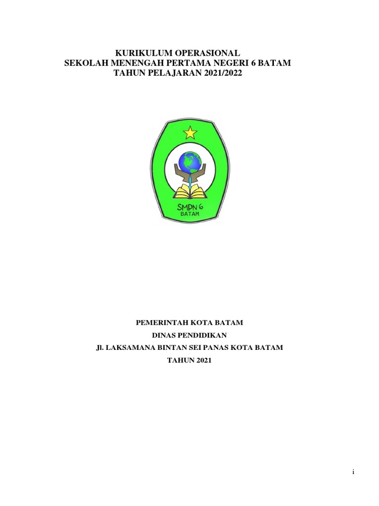 Kosp SMPN 6 Batam 2021 | PDF
