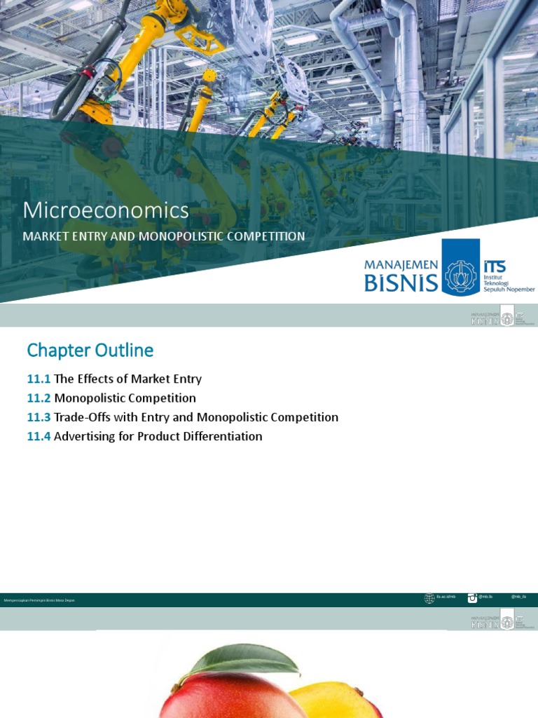 Week 10 - Monopolistic Competition | PDF | Profit (Economics) | Monopoly