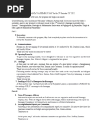 Barangay Assembly Emcee Script | PDF