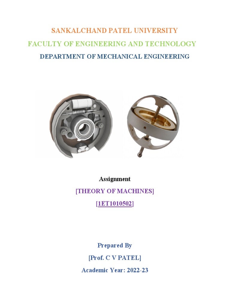 Mechanical Engineering Assignments | PDF | Torque | Lever