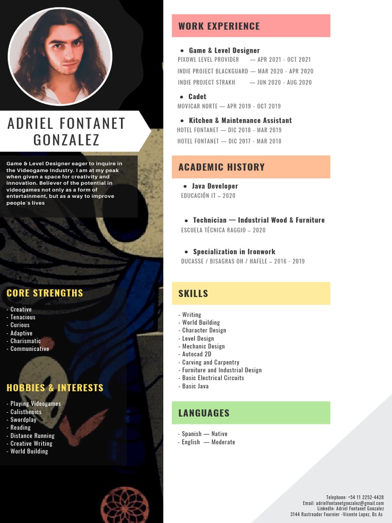 CV Actualizado Adriel | PDF