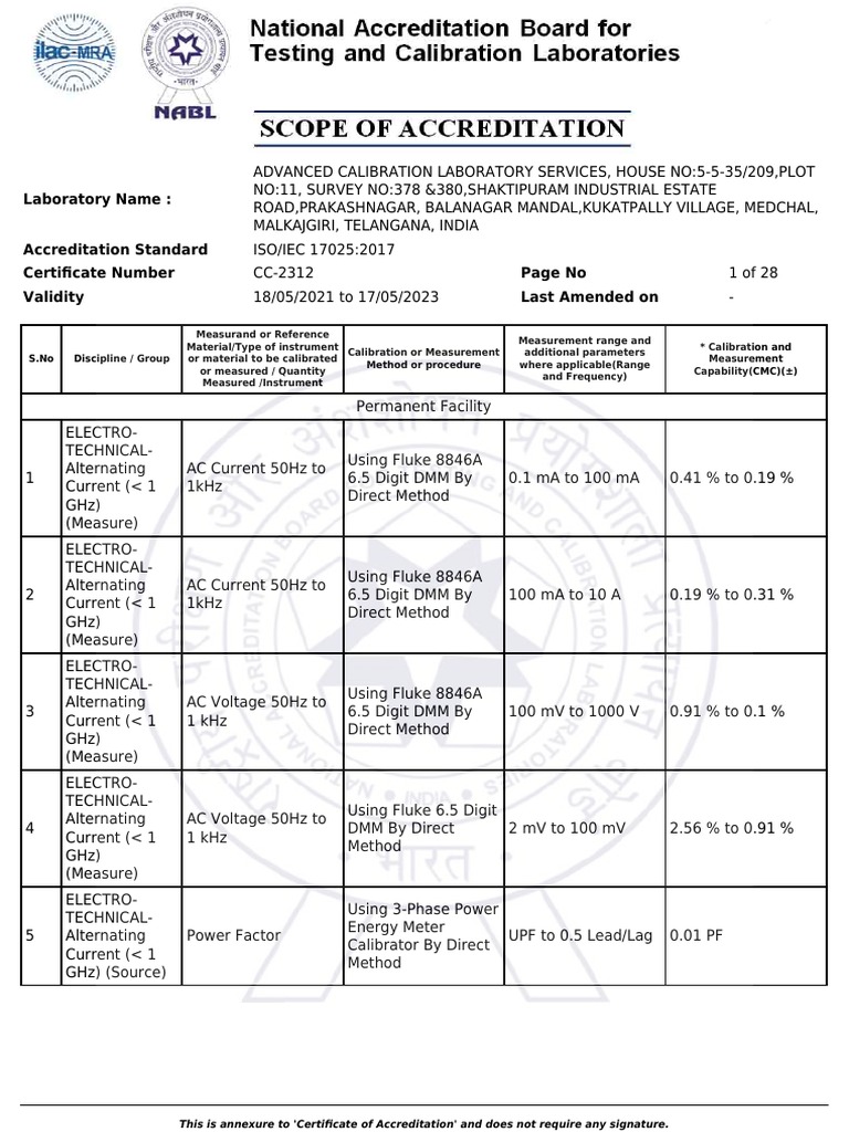 Advanced Scope-CC-2312 | PDF | Calibration | Measurement
