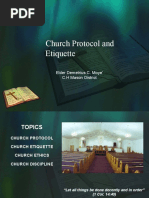 Church Protocol | PDF | David | Gospel Of Matthew