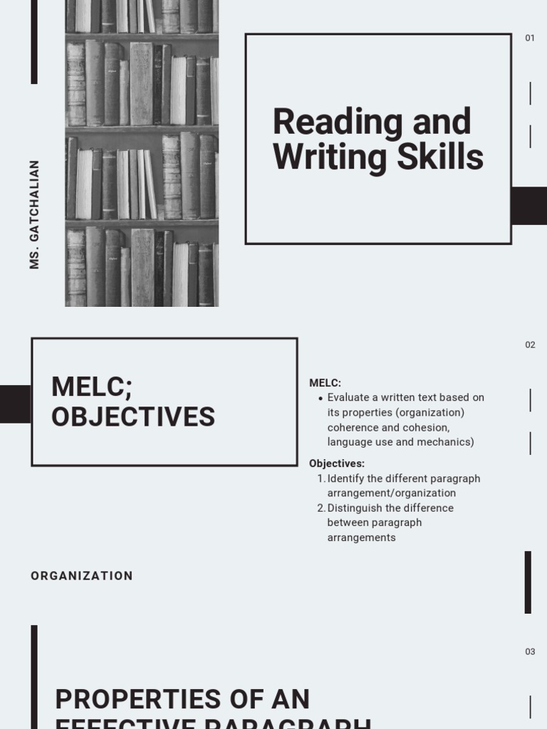 Reading and Writing Organization Patterns | PDF