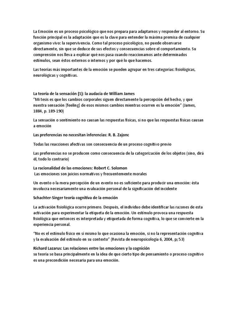 Mente y Emociones | PDF | Las emociones | Percepción