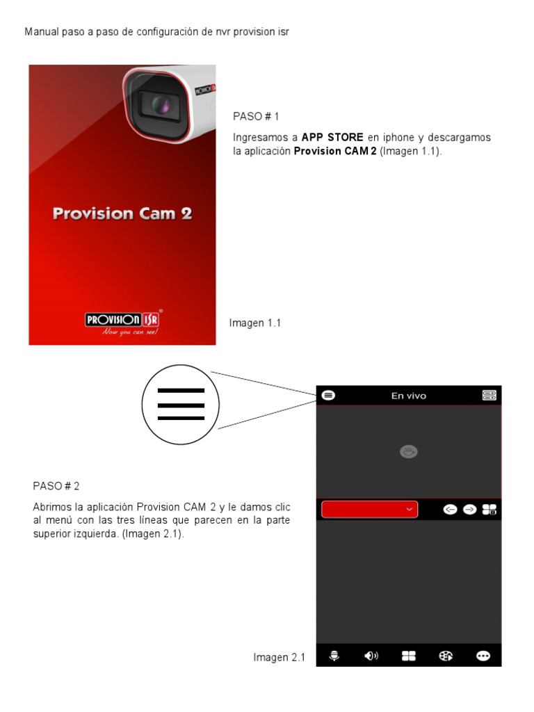 Manual Paso A Paso de Configuración de NVR Provision Isr | PDF