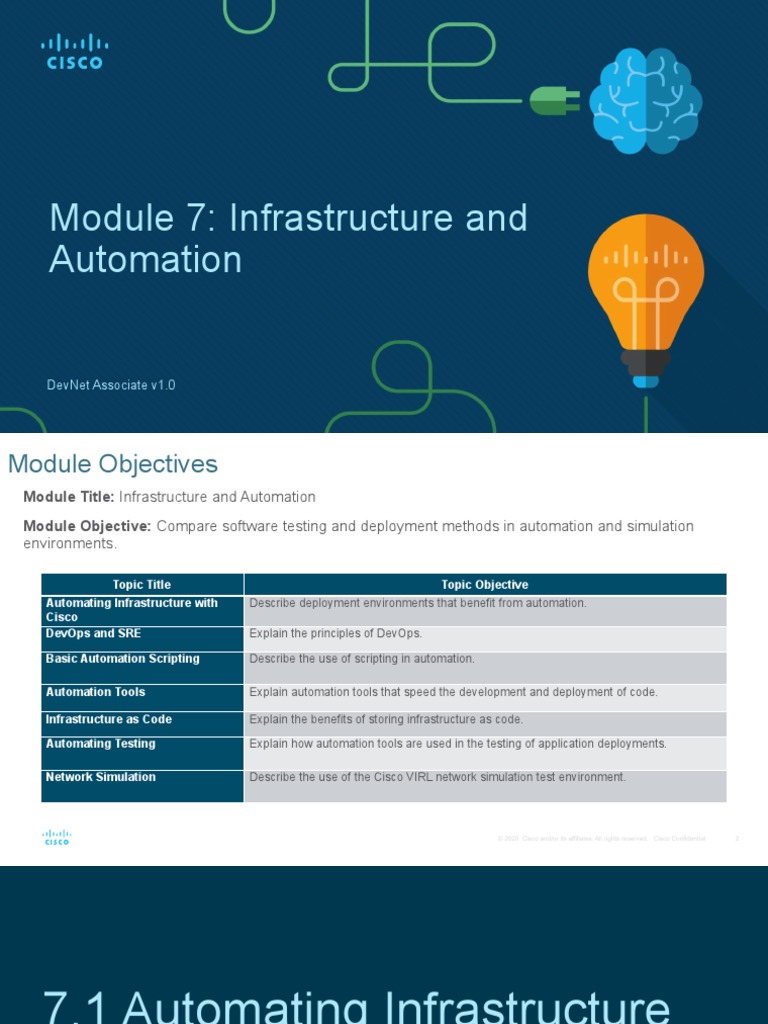 Module 7 - Infrastructure and Automation | PDF | Cloud Computing | Open ...