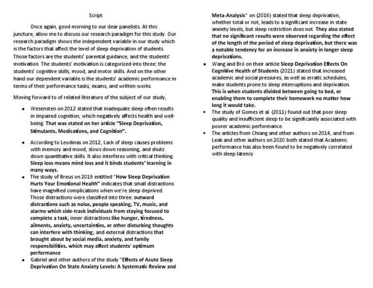 Defense Script Guide | PDF