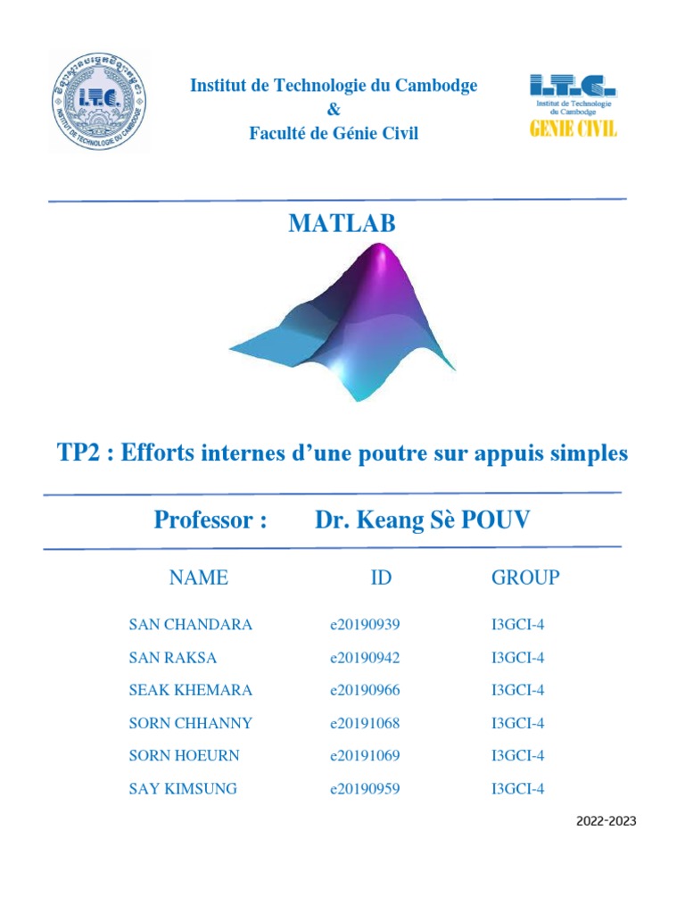 Matlav Tp2 Final | PDF | Science & Mathematics | Computers