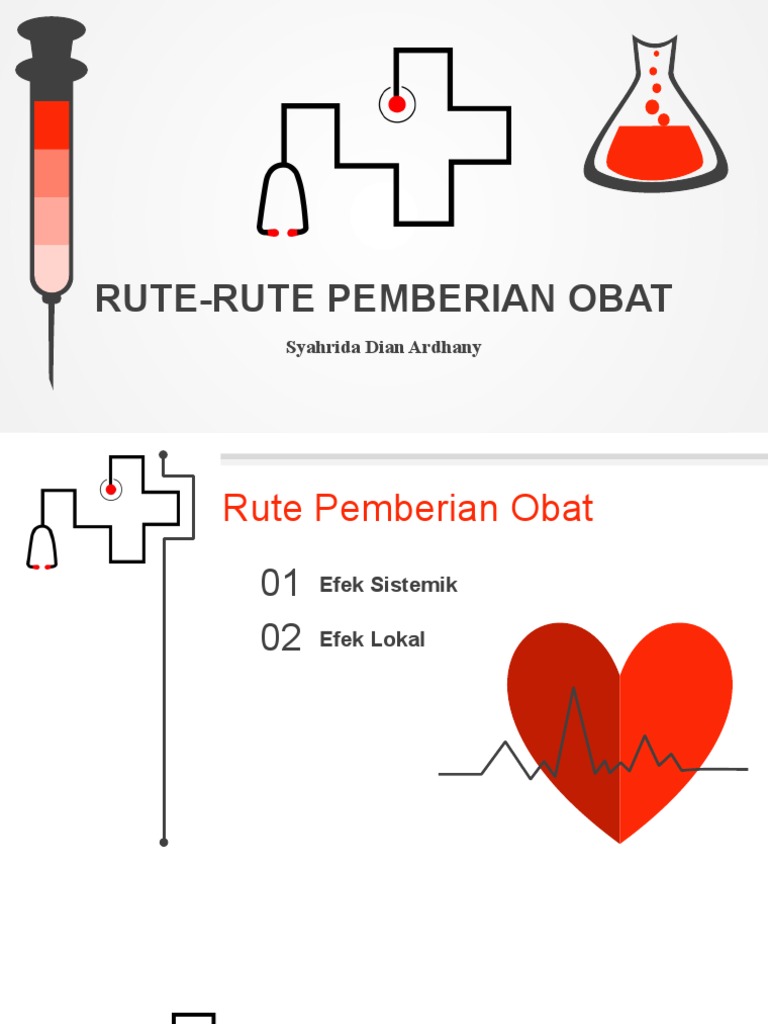 Rute-Rute Pemberian Obat | PDF