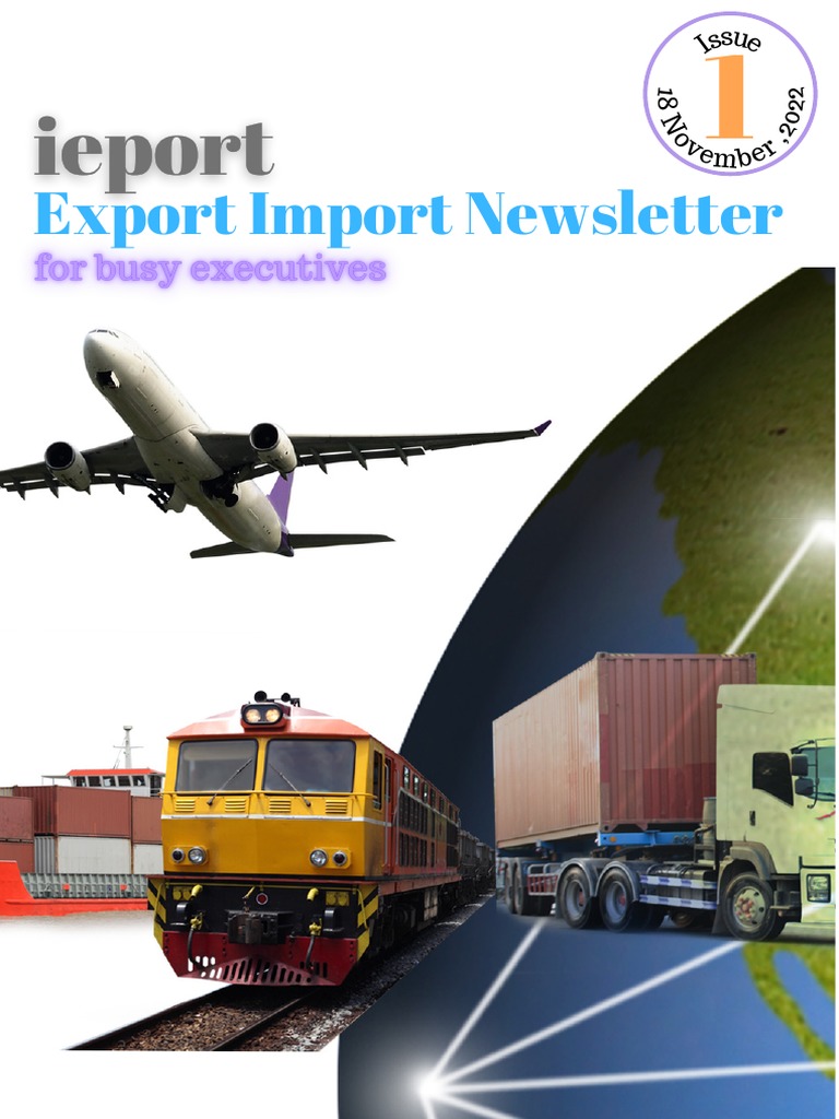 Export Import Newsletter 18NOV2022 | PDF | Dumping (Pricing Policy ...