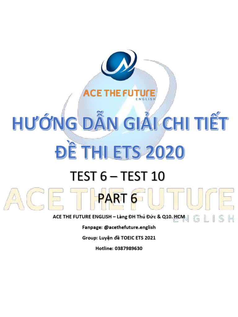 Part 6 Test 678910 Ets 2020 | PDF