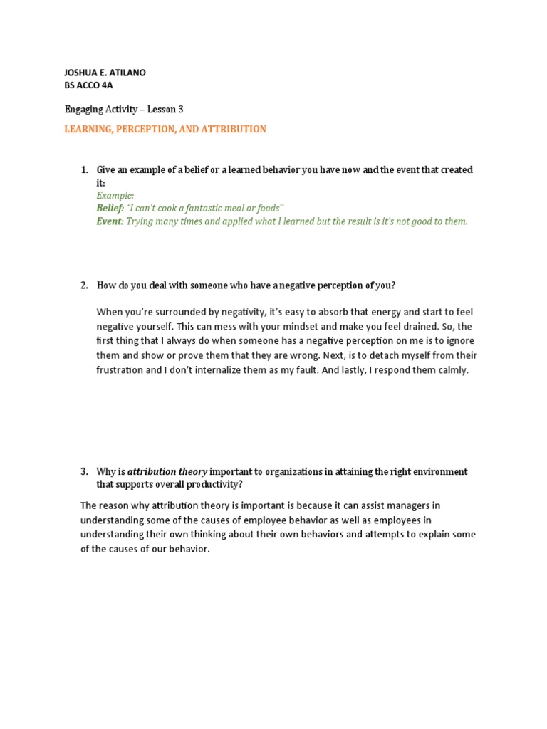 Engagement Activity Lesson3. | PDF