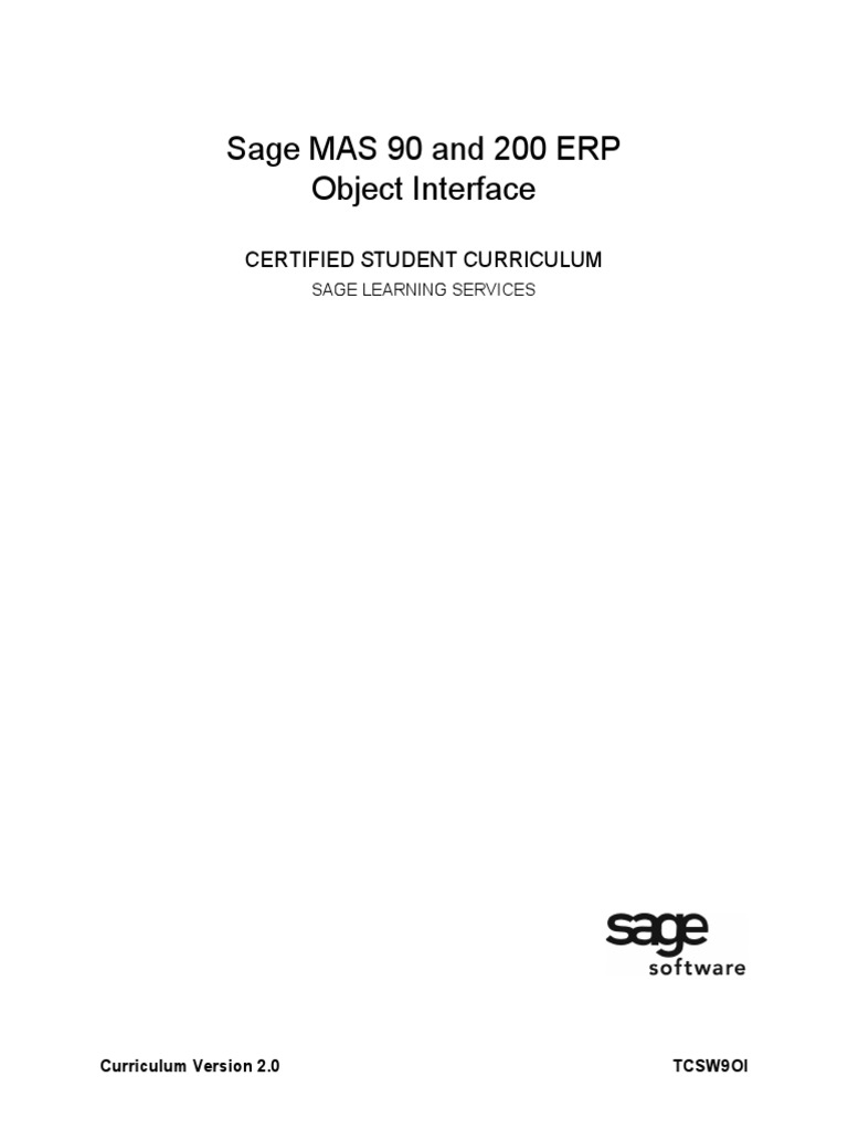 Mas90 Boi v20 | PDF | Component Object Model | Method (Computer ...