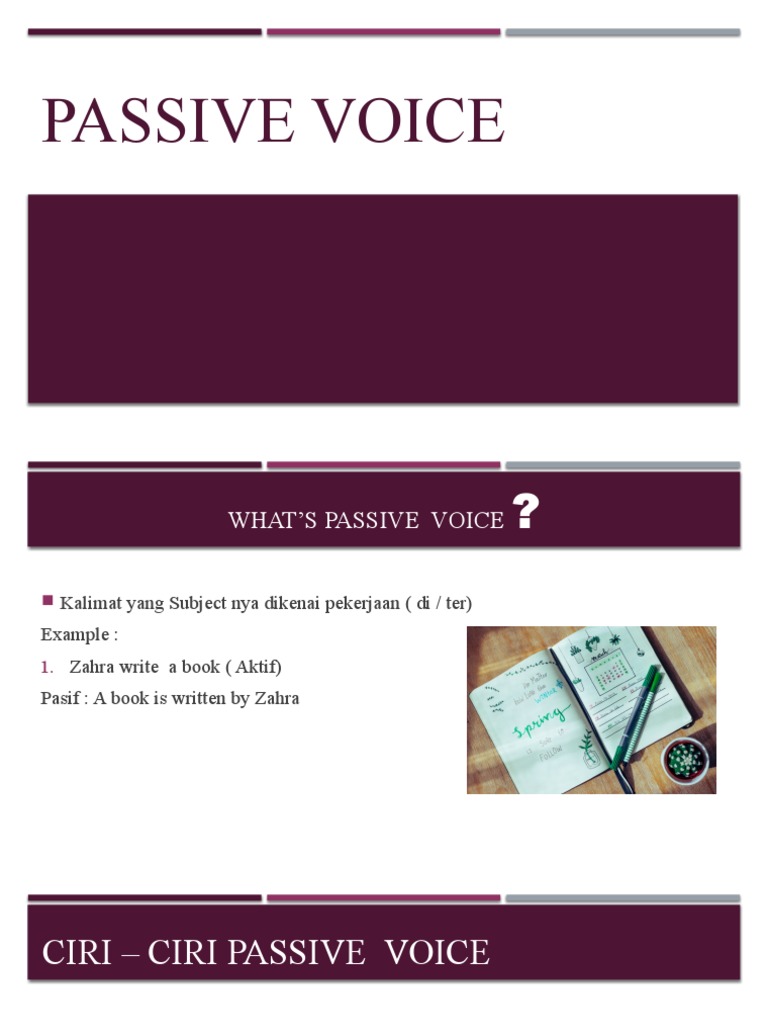 Passive Voice | PDF | Grammatical Tense | Language Mechanics