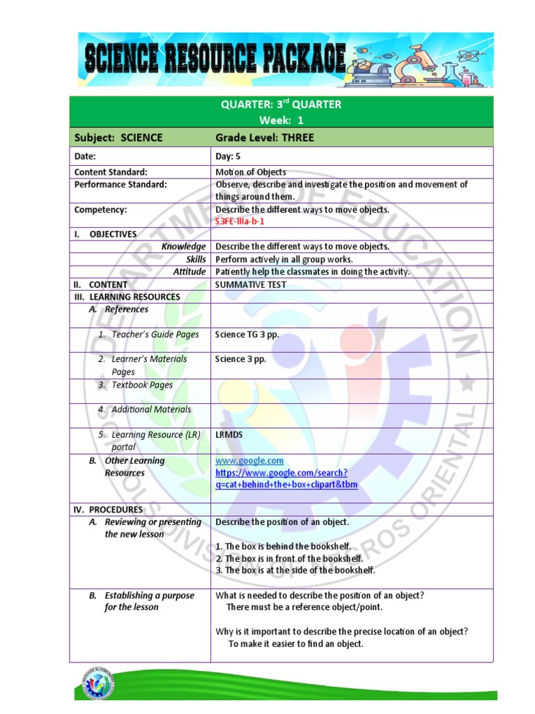 DLP-SCIENCE-W1Day5 | PDF | Learning | Science