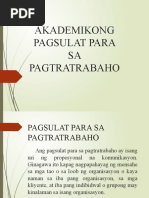 Fil - Report Propesyonal Na Pagsulat | PDF