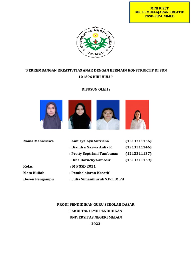 Mini Riset Perkembangan Kreatif | PDF