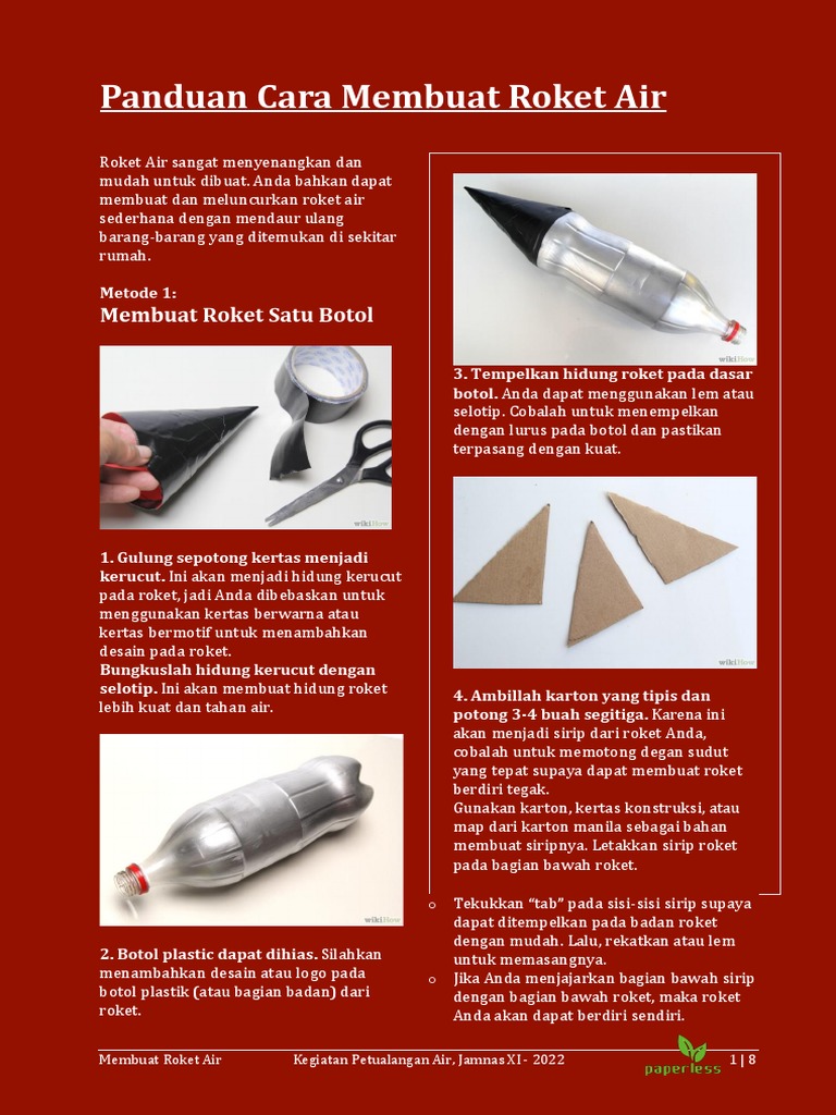 Cara Membuat ROKET AIR | PDF