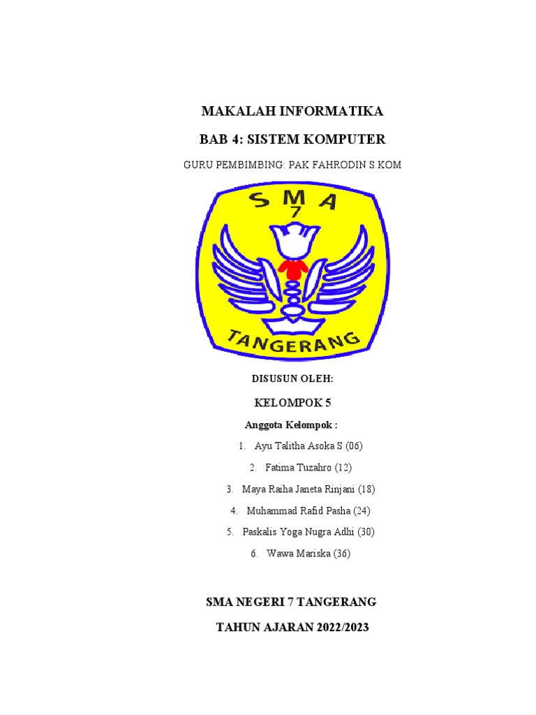 Makalah Informatika Kelas 10 Bab 4 | PDF | Game & Aktivitas | Teknologi ...