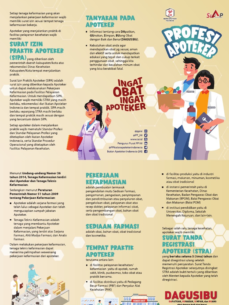 Leaflet Apoteker - Cetak-1 | PDF