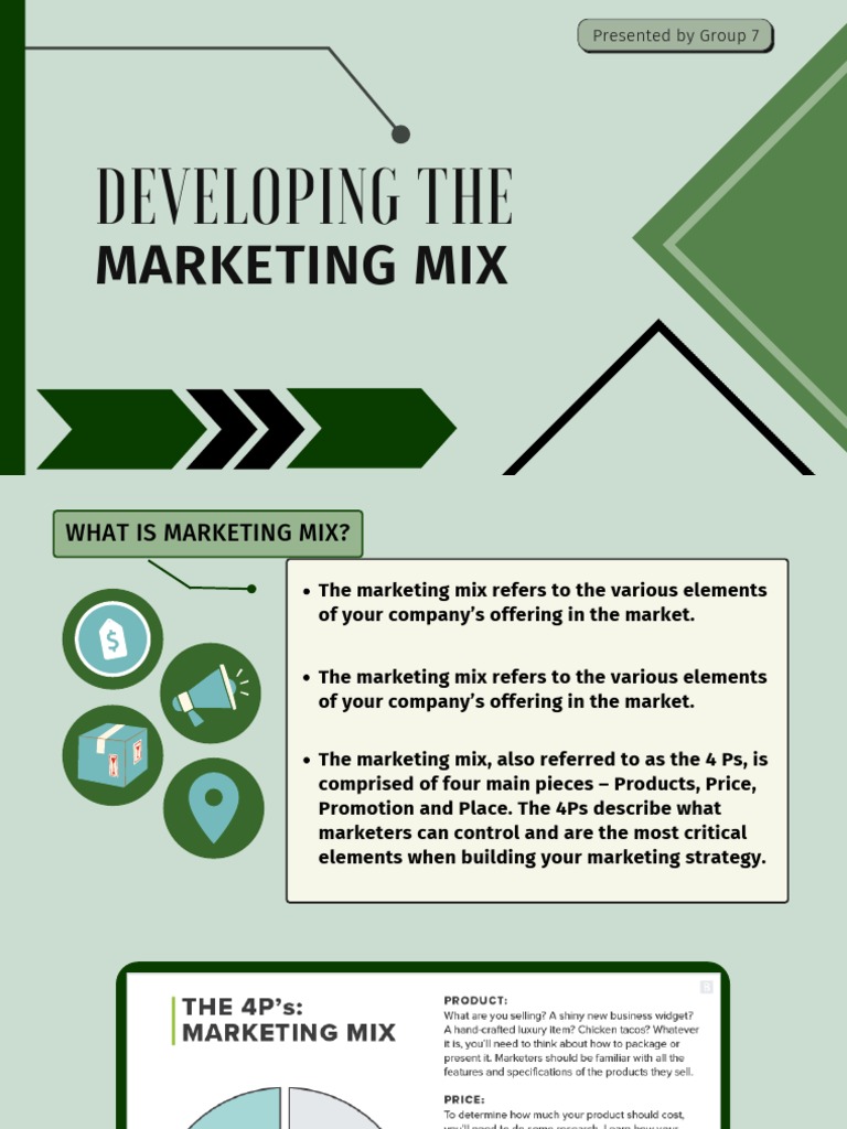 MARKETING Mix | PDF | Supply Chain Management | Supply Chain