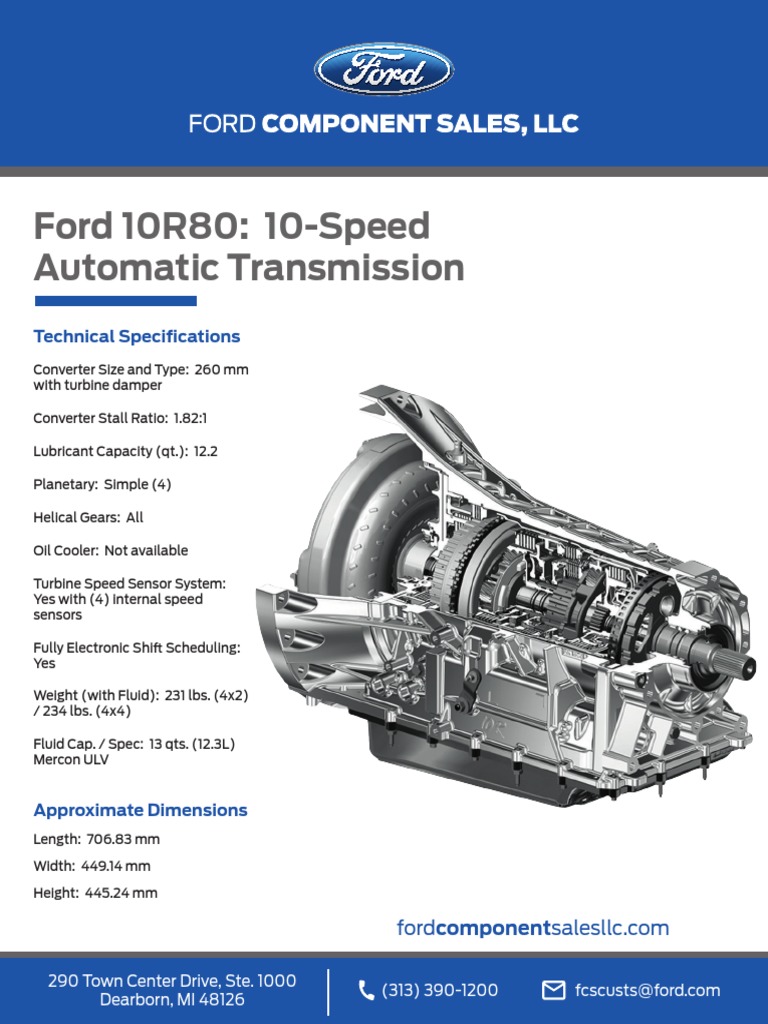 Fcs 10r80 10 Speed Autotrans Web r3 | PDF