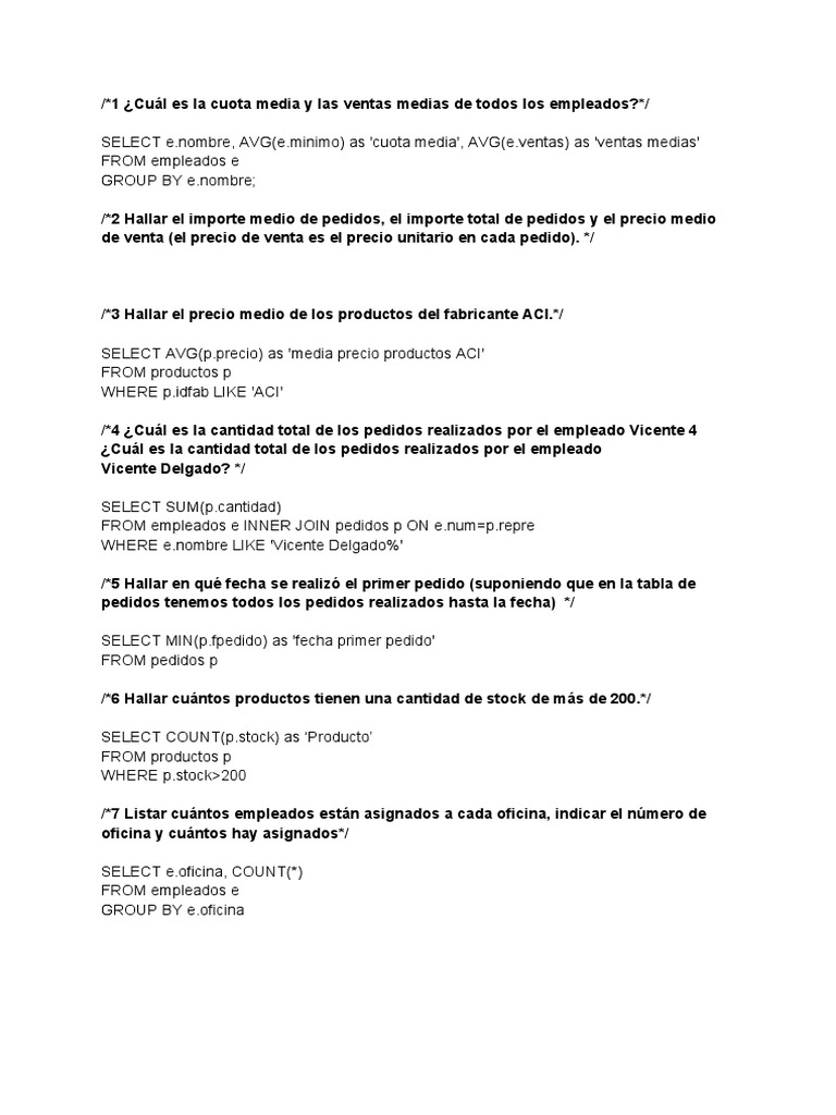 Consultas SQL para Análisis de Datos | PDF | Bases de datos | Gestión de datos