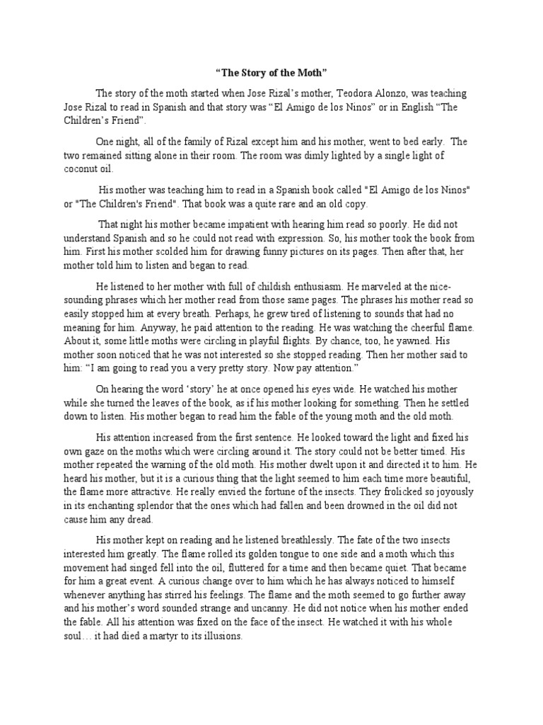 The Story of The Moth | PDF