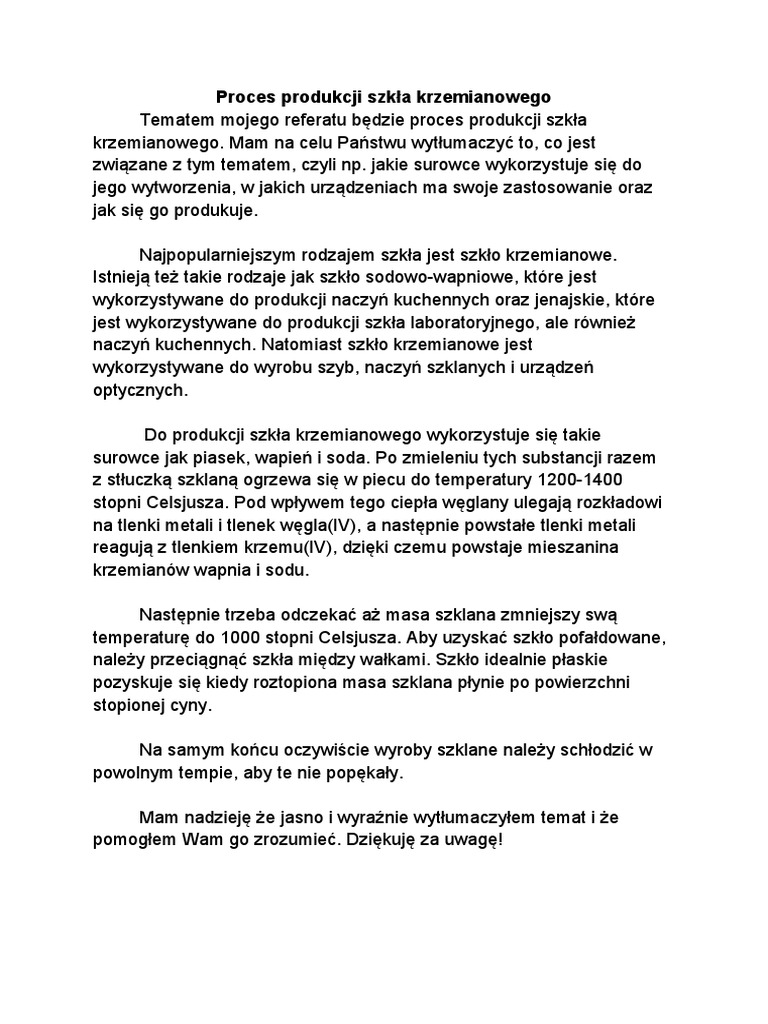 Referat - chemia | PDF