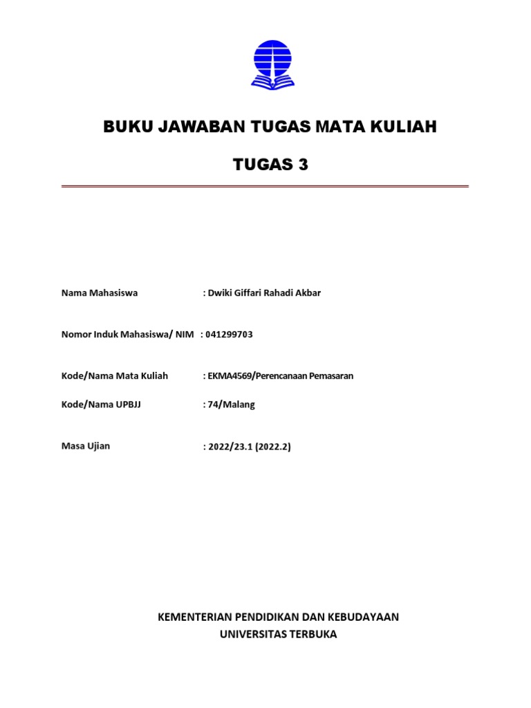 EKMA4569-Perencanaan Pemasaran | PDF