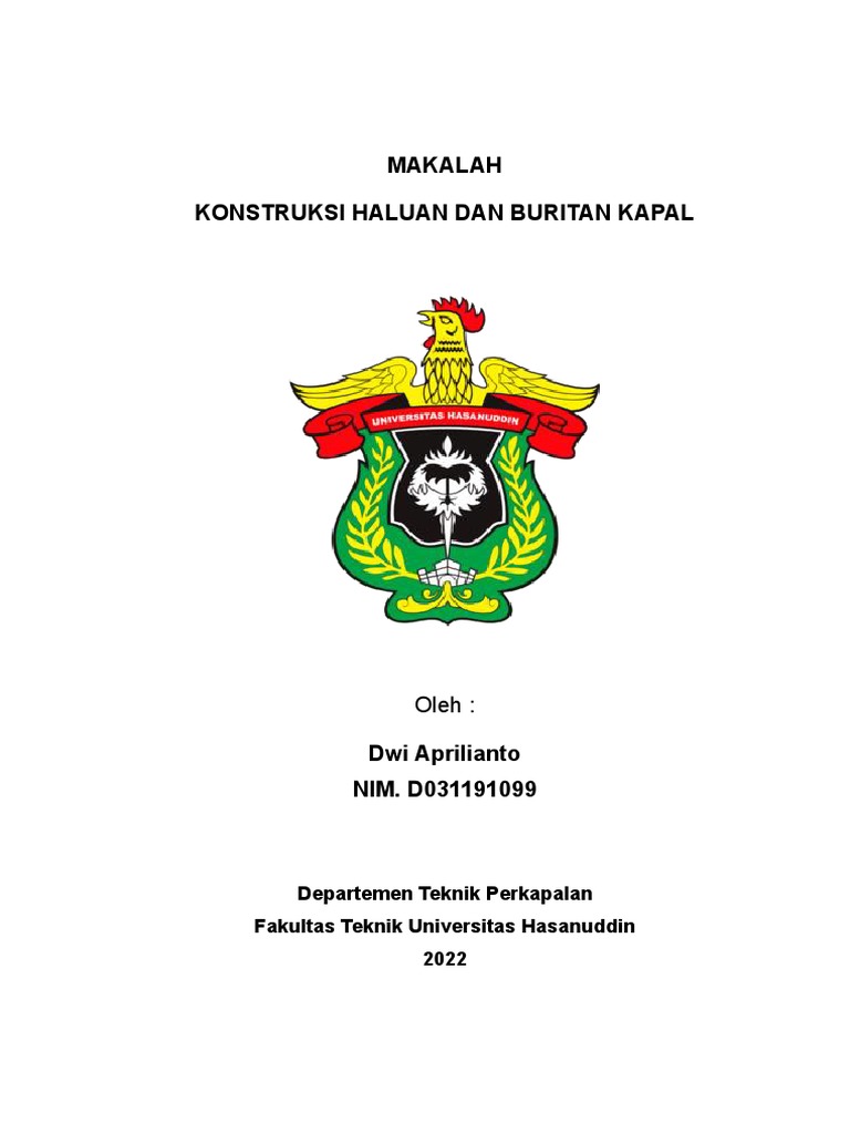 Konstruksi Haluan dan Buritan Kapal | PDF