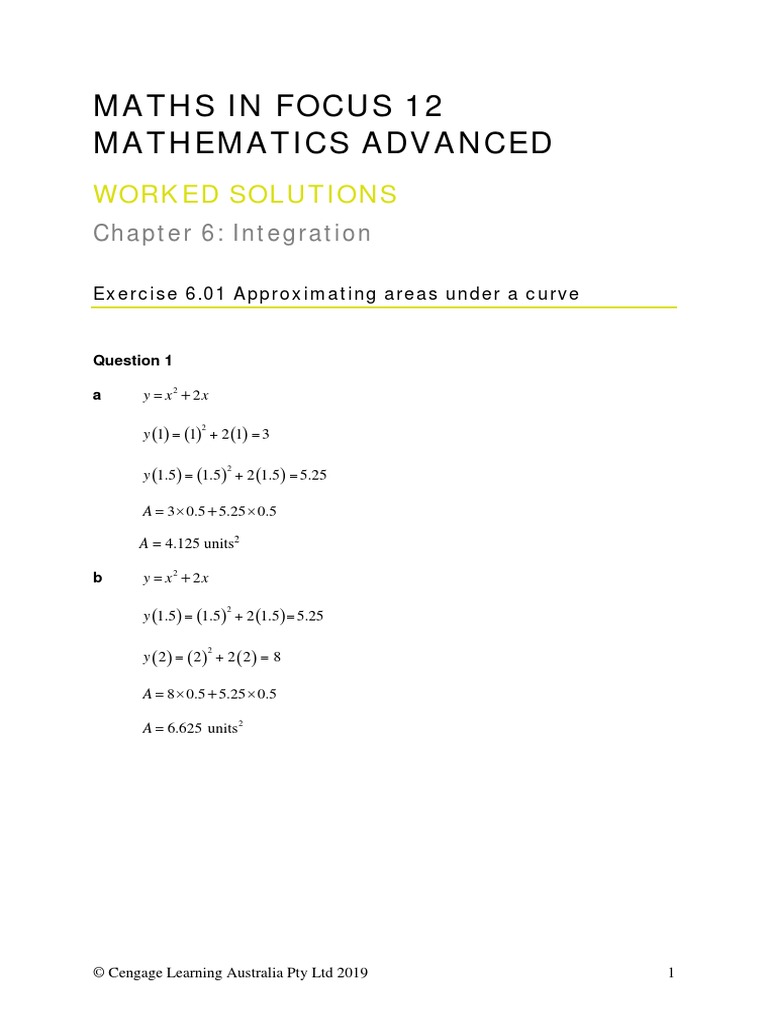 Maths in Focus Adv Yr 12 CH 6 | PDF | Mathematics