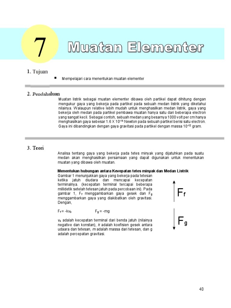 M7 - Muatan Elementer | PDF