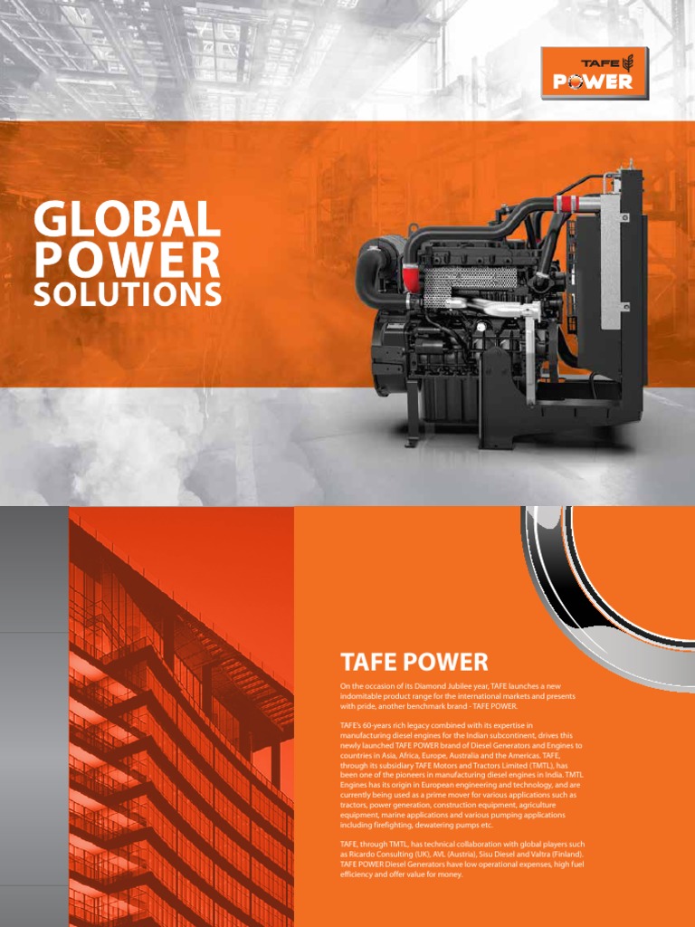 TAFE POWER Engines Brochure | PDF