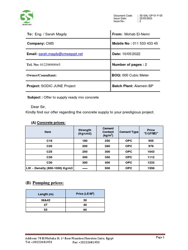 Div.03-Concrete - 3S - Rev.00 | PDF | Concrete | Cement
