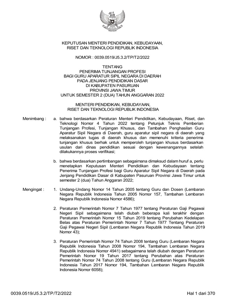 Sk-Tp-Dau-0039.0519 J5.3.2 TP T2 2022 | PDF