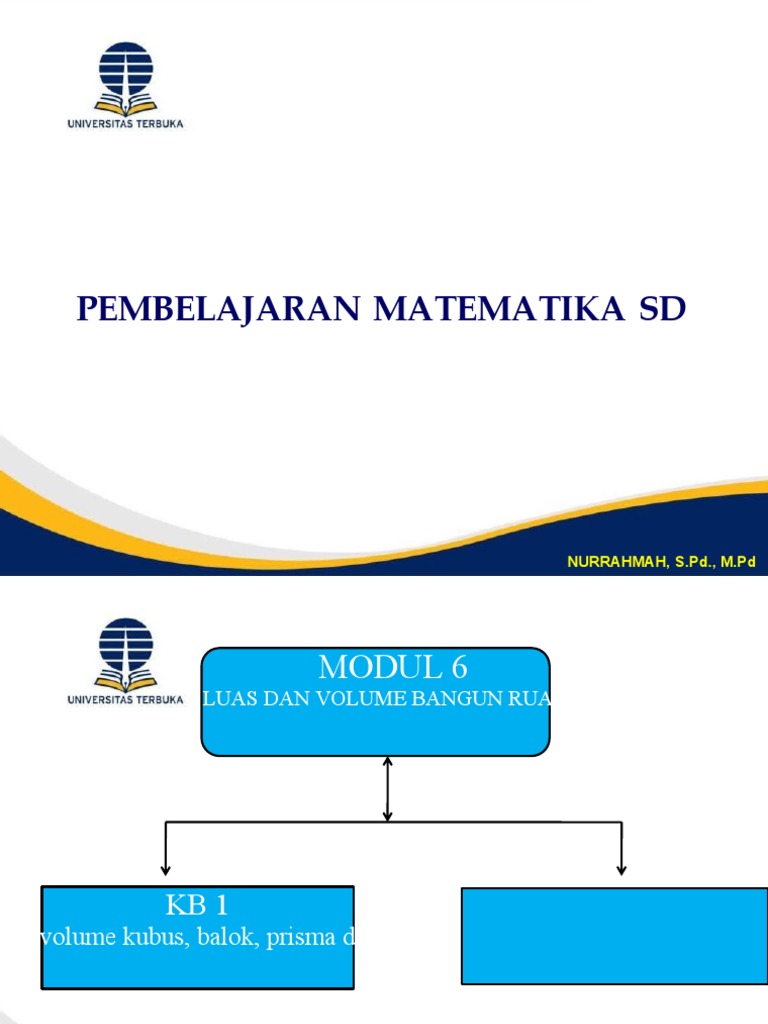 Modul 6 Pembelajaran Matematika SD | PDF | Sains & Matematika