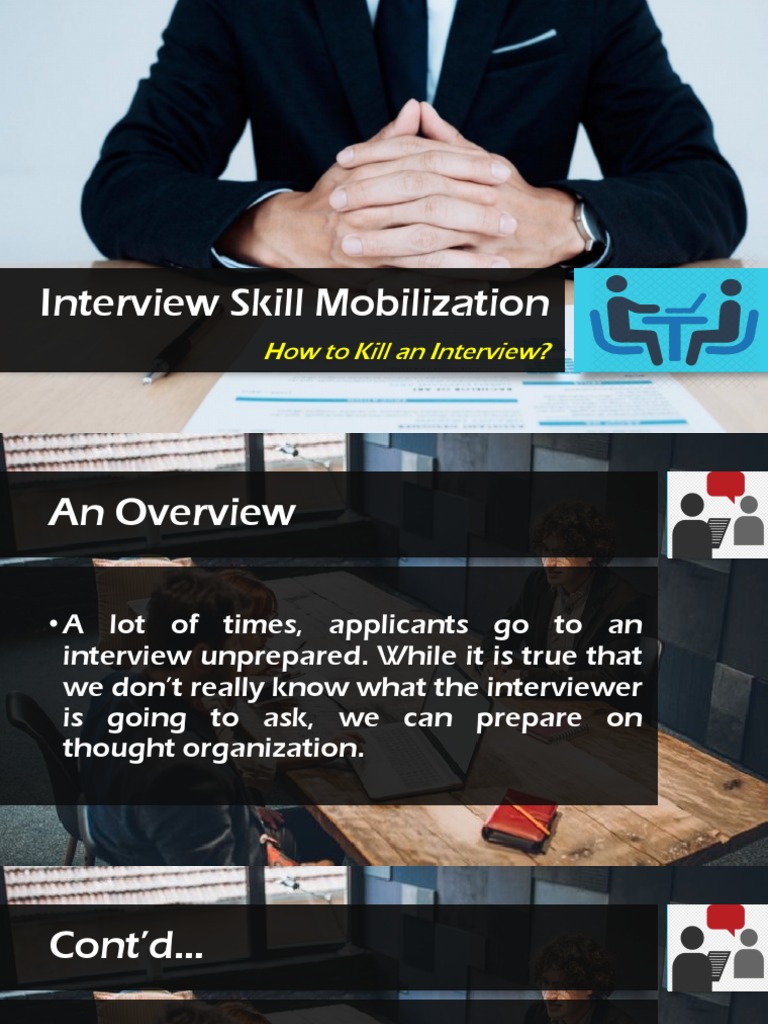 3.3 Interview Skill Mobilization | PDF | Body Language