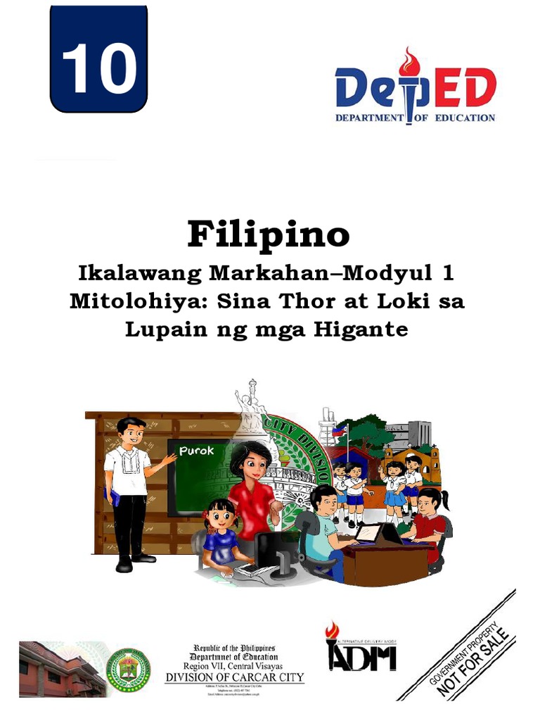 Filipino 10 SLM Q2 M1 V1.0 CC Released 18dec2020 | PDF