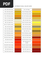 RAL Color Chart BS 4800 | PDF | Blue | Yellow