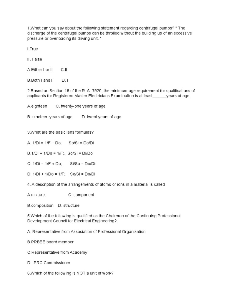 2019 Esas Board Exam | PDF | Pressure | Heat