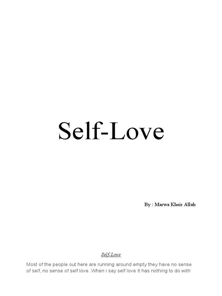Self Love | PDF