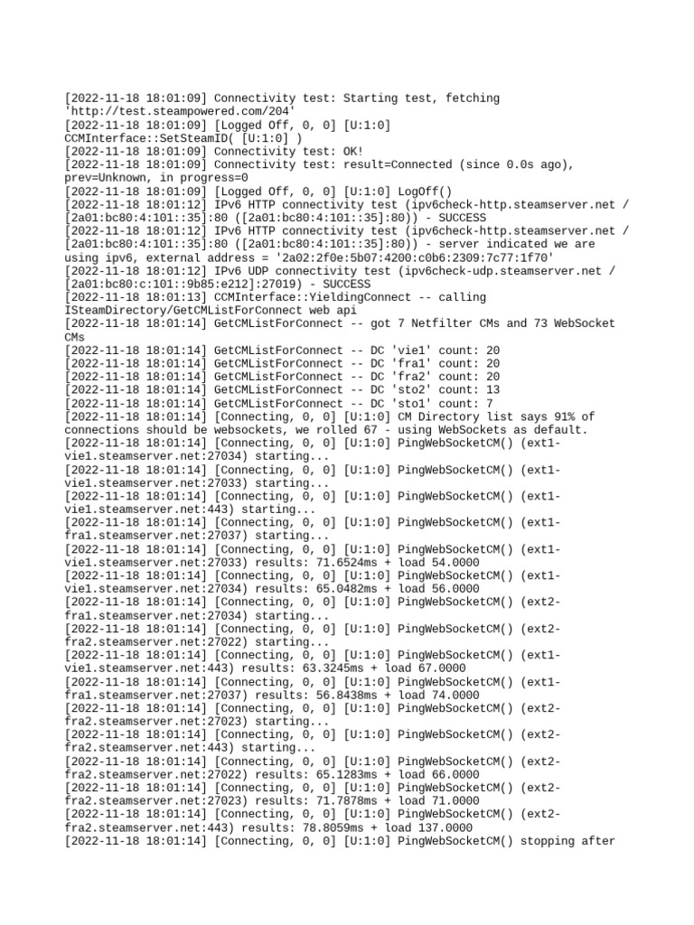 Connection Log | PDF
