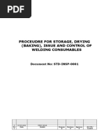 Welding Consumable and Storage Procedure | PDF | Welding | Construction