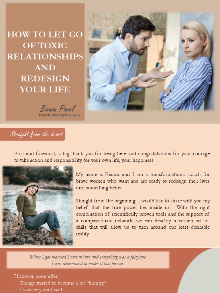 How To Let Go of Toxic Relationships | PDF | Compassion | Psychological ...
